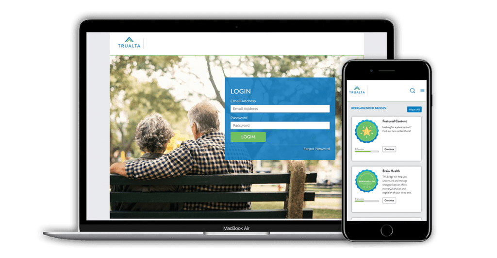 Trualta's Accessible Caregiver Portal - Trualta