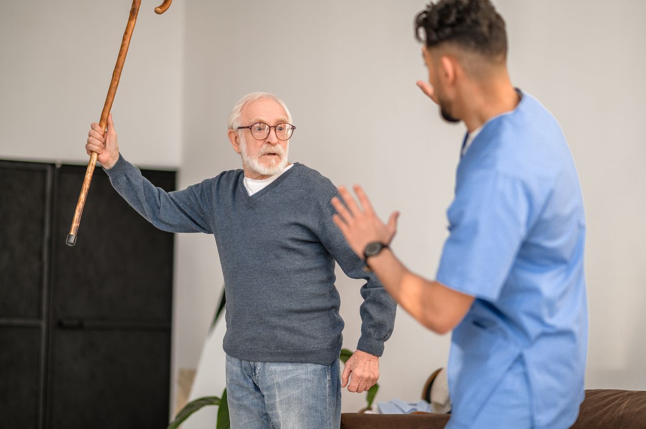 How To Deal With A Dementia Patient Who Is Aggressive | Trualta